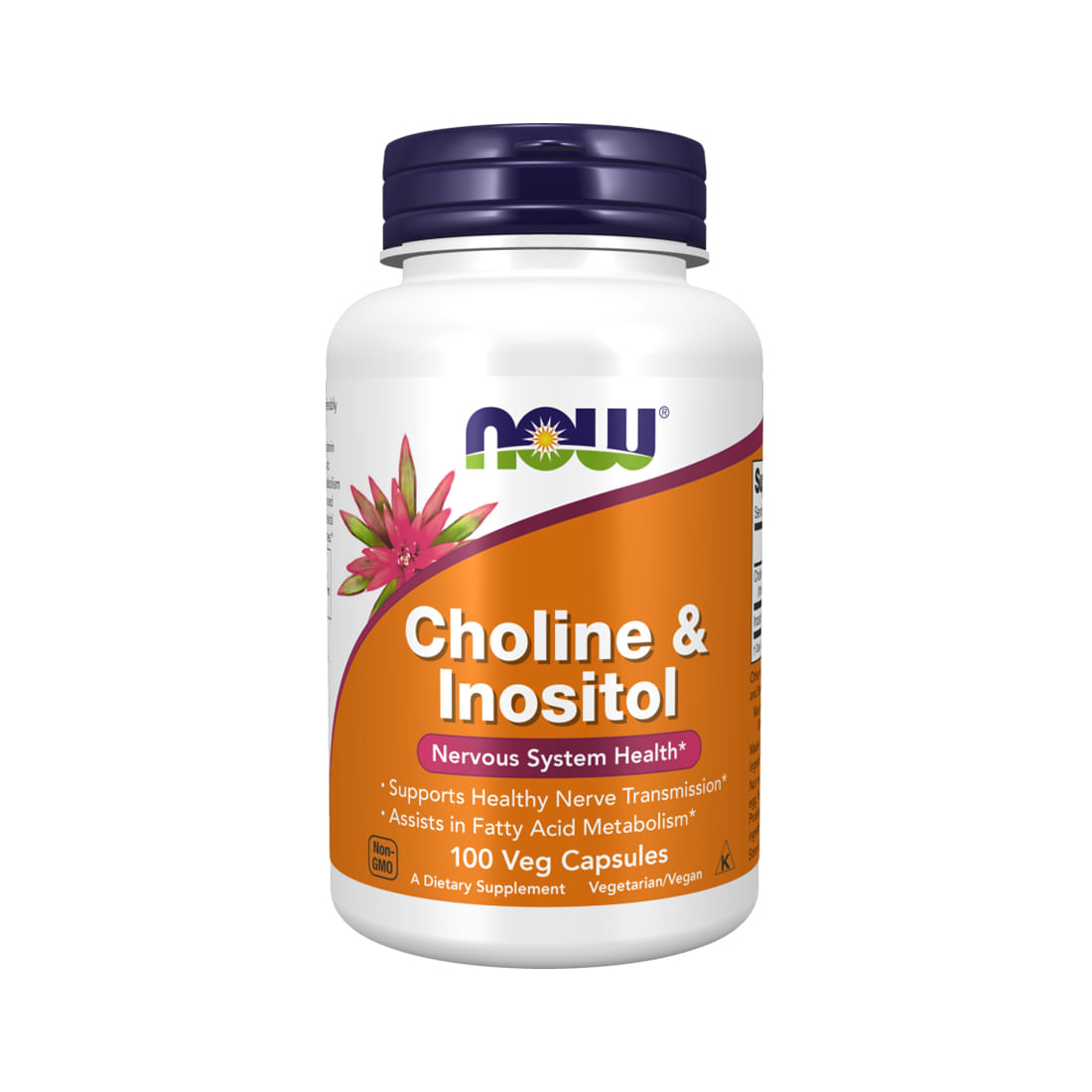 Choline & Inositol 100 caps - Now foods - Supletech
